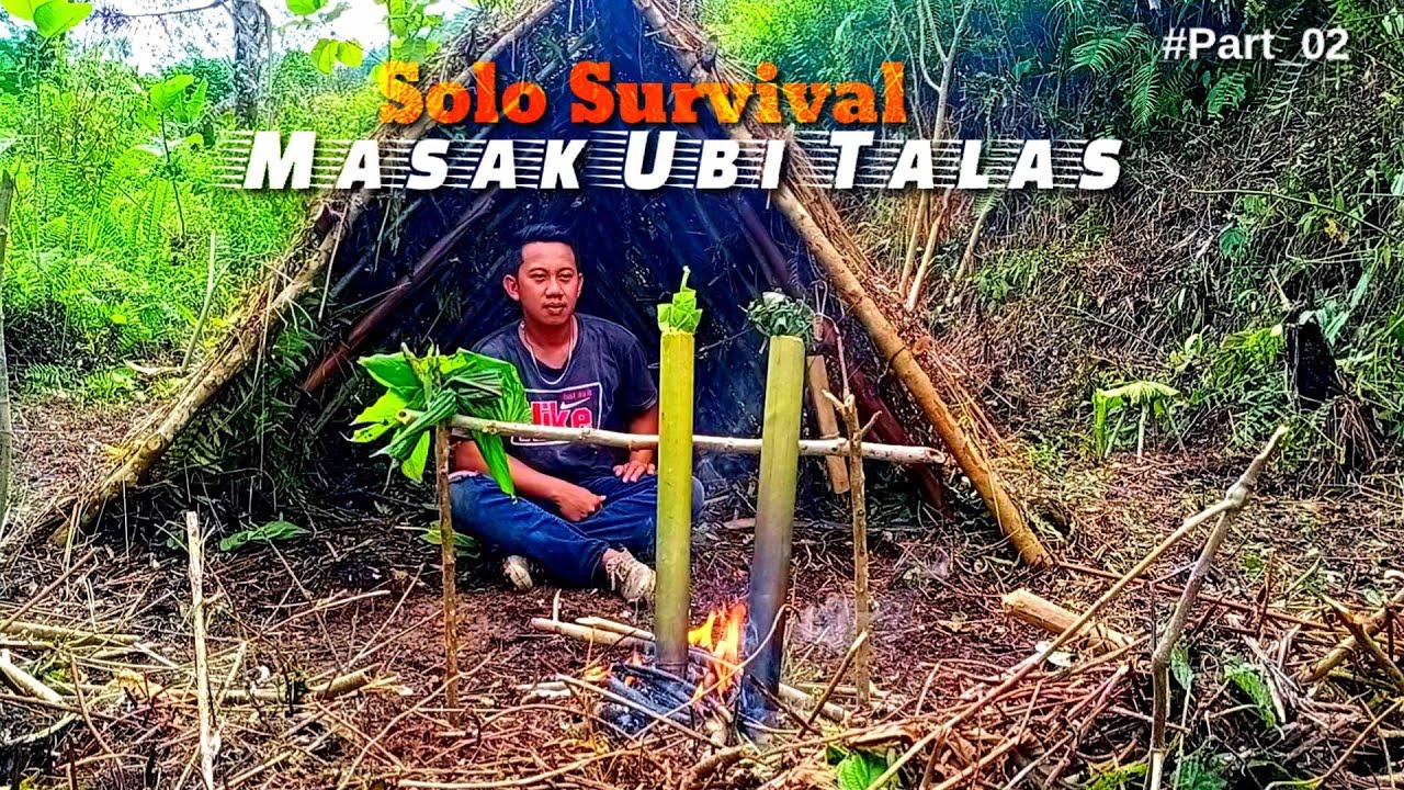 Masak Ubi Talas Dan menanam Untuk Bertahan Hidup Sendirian Di Alam Liar ...