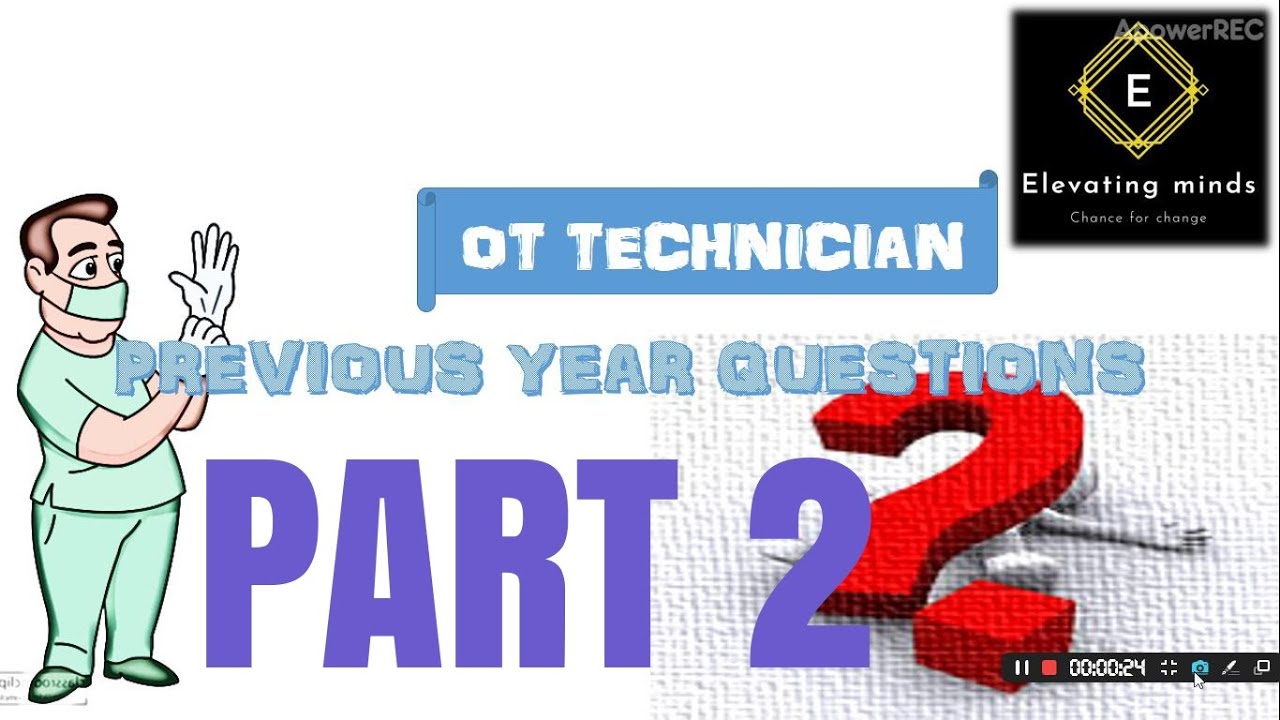 previous year ot assistant question paper part 2 - YouTube