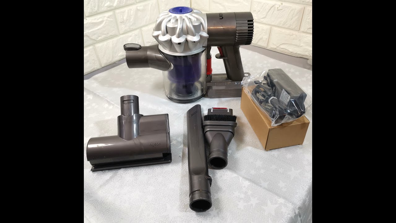 Dyson V6 Car Vac Cordless Vacuum Cleaner Tools Cleaned-New Battery ...