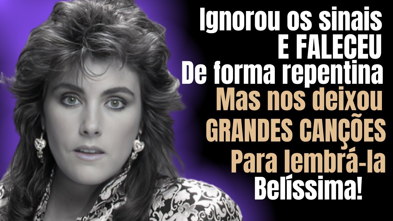 Uma das cantoras mais talentosas e belas dos anos 80. Uma diva da música mundial. - YouTube