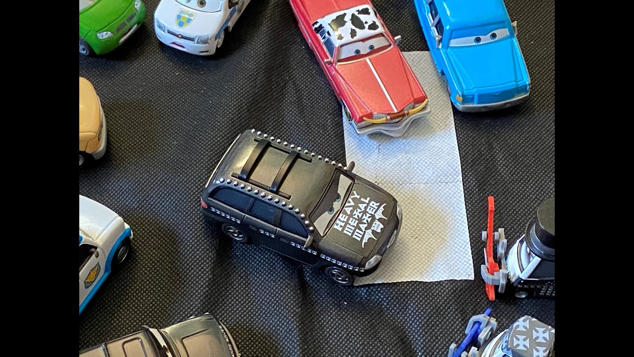 DISNEY PIXAR CARS TOON RODNEY THE ROCKER HEAVY METAL MATER - YouTube