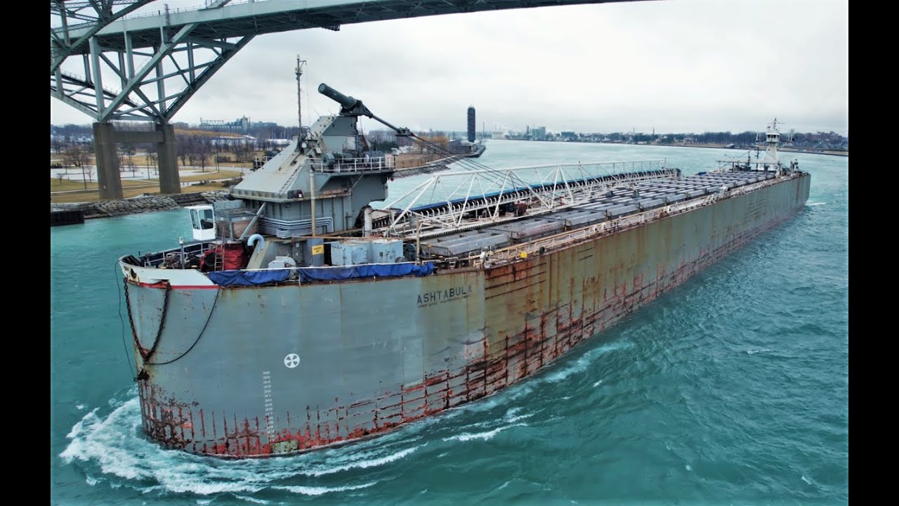 DEFIANCE / ASHTABULA - Upbound Port Huron, Michigan 3-25-2023 - YouTube
