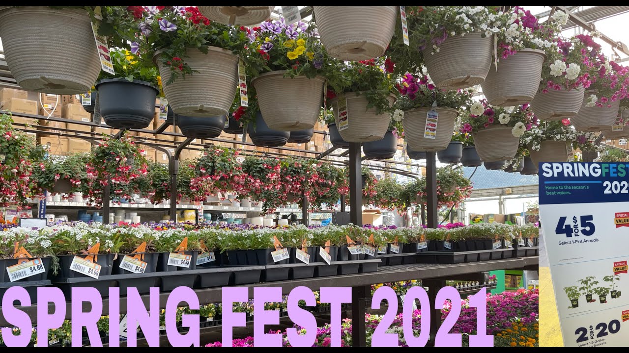 SPRING FEST 2021 | CELEBRATE NOW WITH HUGE SAVINGS | PLANT TOUR AT LOWE ...