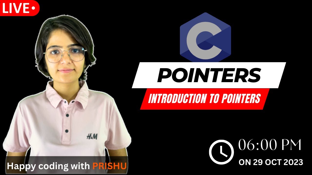Pointers In C Language Happy Coding With Prishu Youtube 