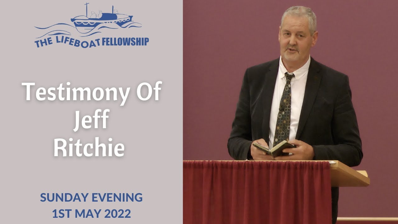 Testimony Of Jeff Ritchie - YouTube