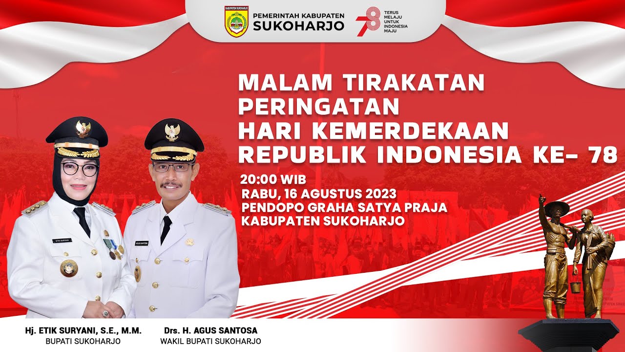 [LIVE] Malam Tirakatan Peringatan Hari Kemerdekaan Republik Indonesia ...