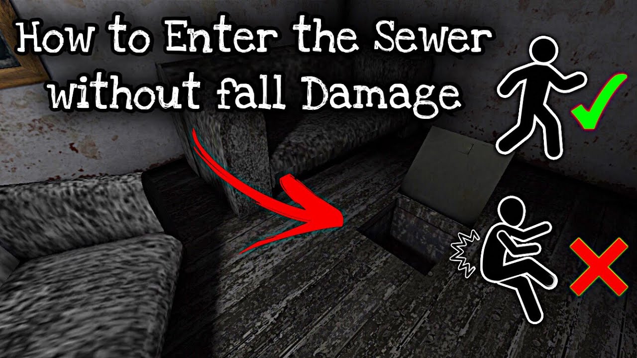 How to Enter the Sewer without fall Damage - YouTube