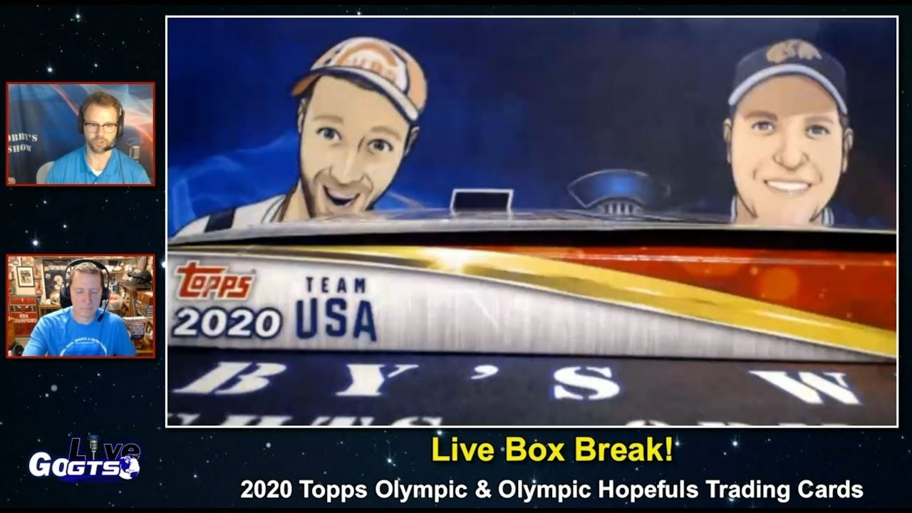 Box Break | 2020 Topps Olympic & Olympic Hopefuls Trading Cards - YouTube
