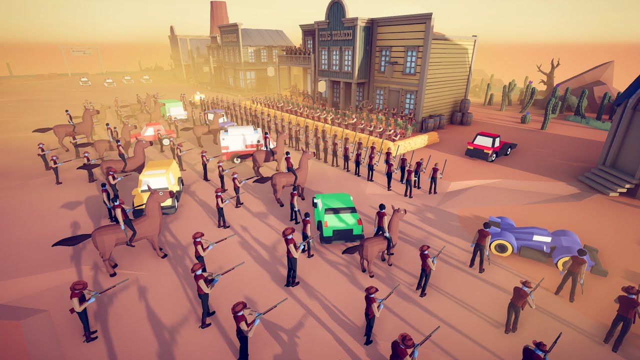 250x SHERIFF vs BANK ROBBERS - Totally Accurate Battle Simulator TABS ...