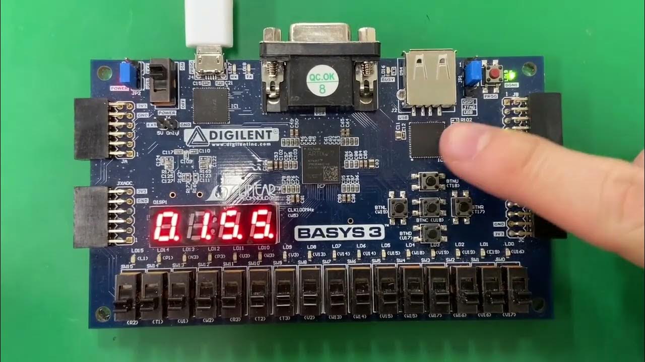 [FPGA-SoC] Cook Timer IP MCU - YouTube