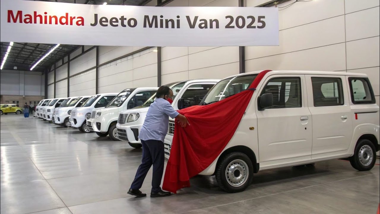 All-New Mahindra Jeeto Van (2025) 7 Seats Finally Launched..!! - YouTube