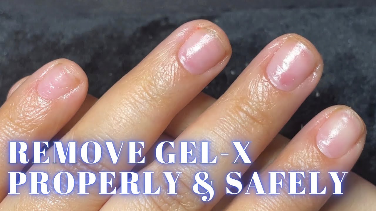 How to Remove GelX | Safe Gel X Step-by-Step | Healthy & Proper Removal ...