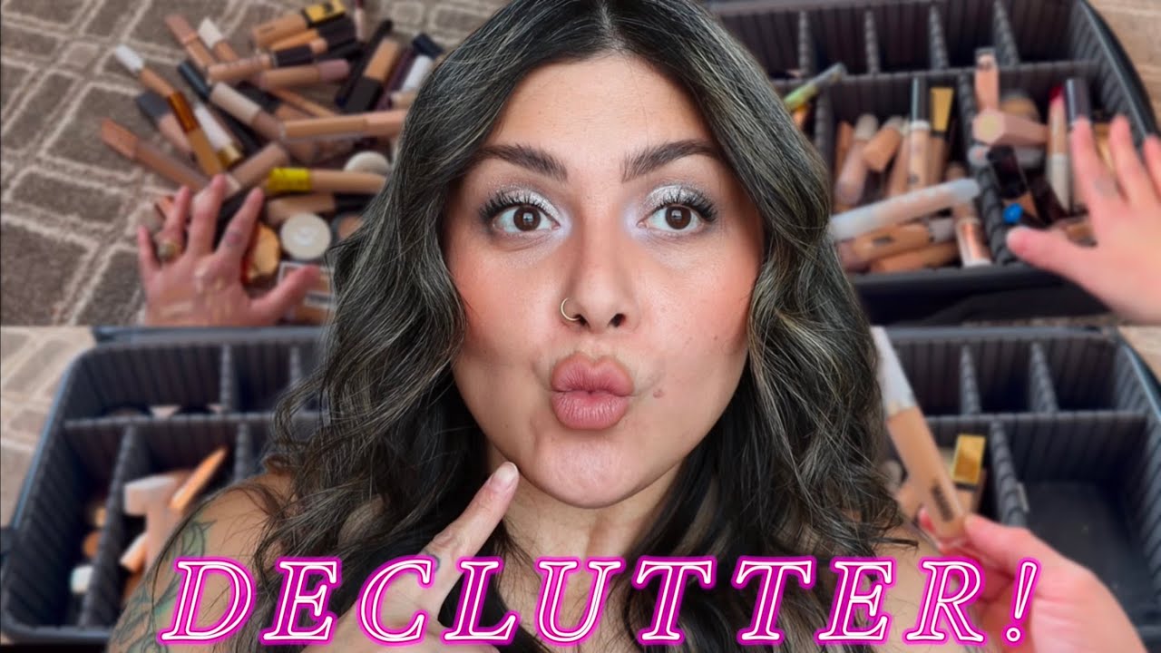 FINALLY continuing my makeup DECLUTTER | - YouTube