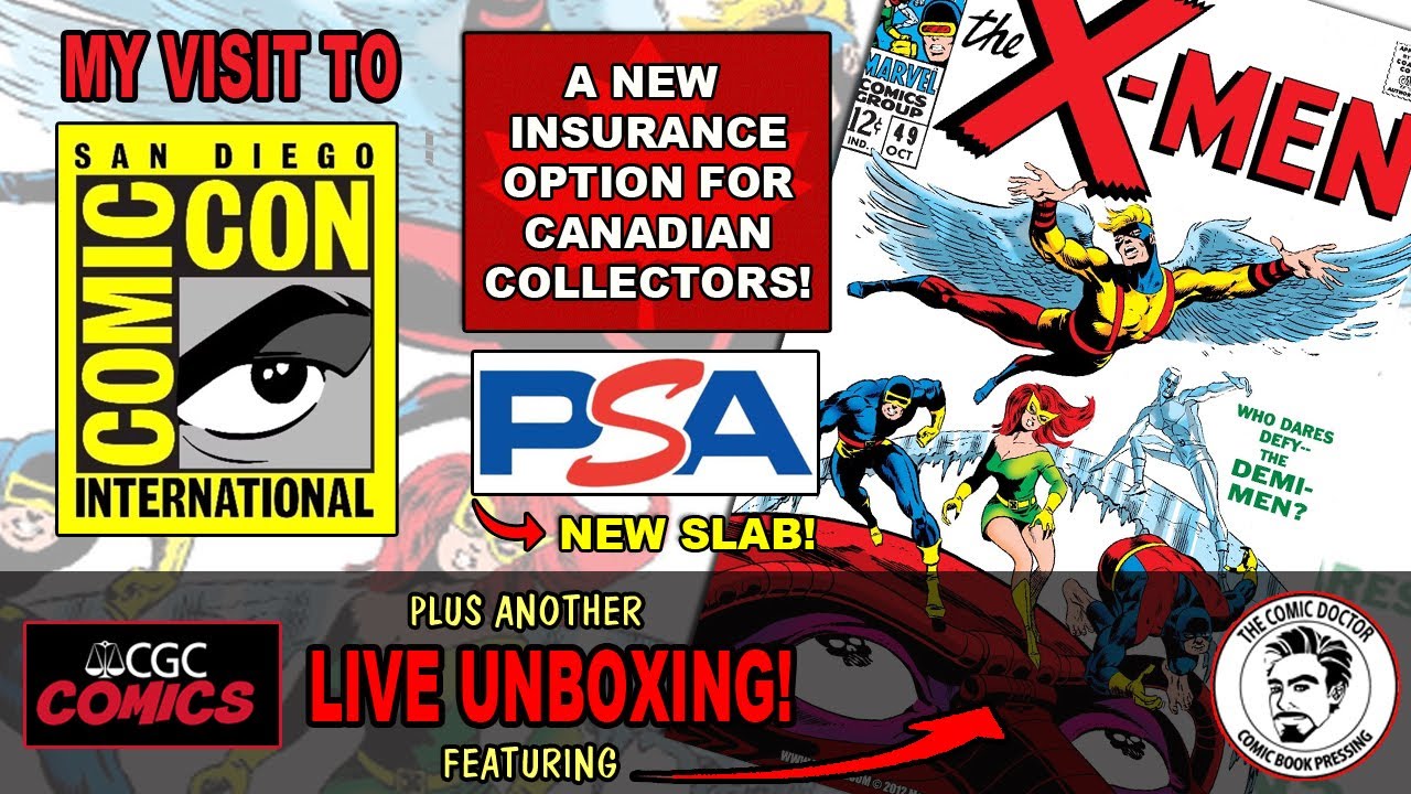 San Diego Comic Con, a Live CGC Unboxing & More! - YouTube