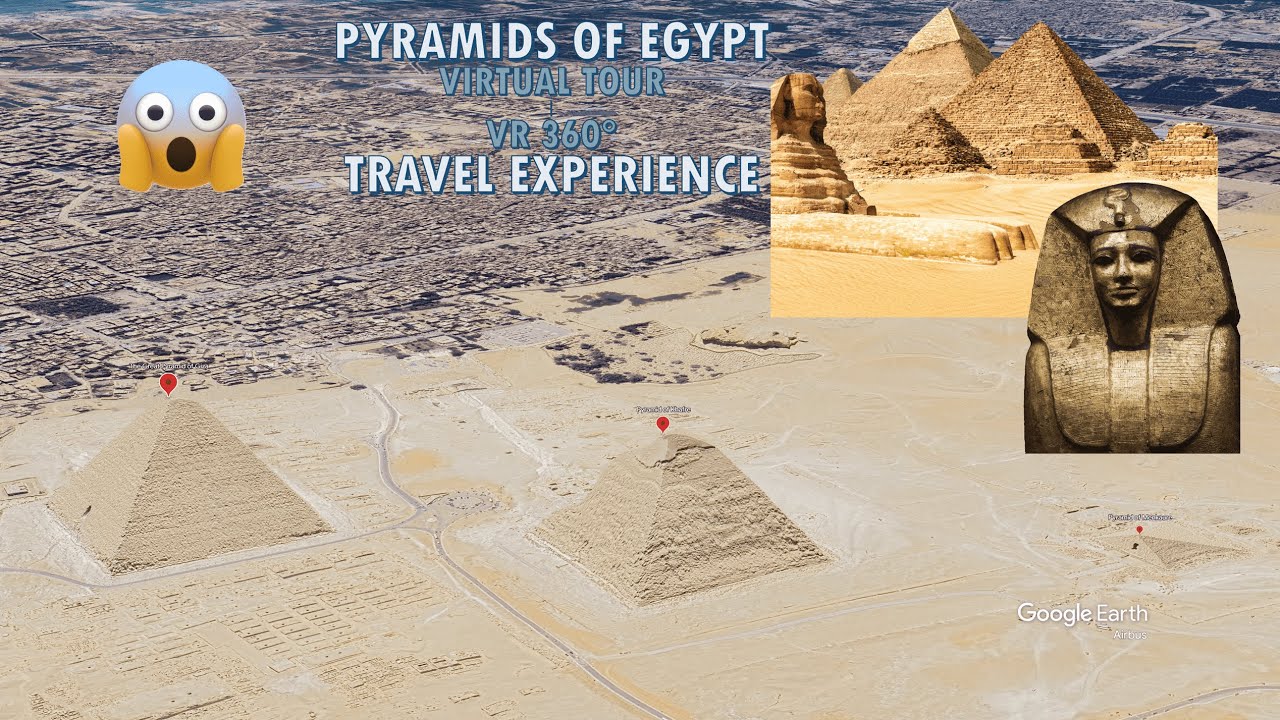 😱Explore the Great Pyramids of Egypt in 360° | Virtual Tour & History # ...