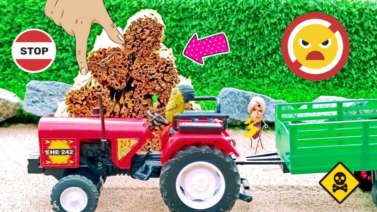 Diy Mini tractor tally loading farming | HP Mini Creator Farm - YouTube