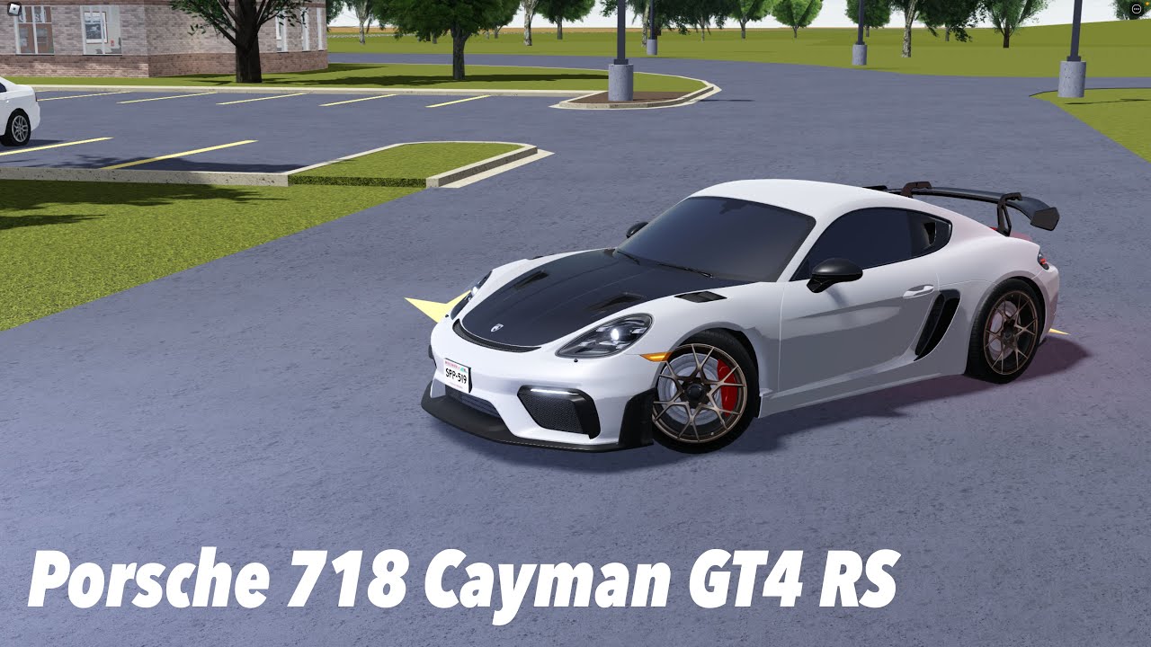 2023 Porsche 718 Cayman GT4 RS | Greenville Car Reviews | Roblox - YouTube