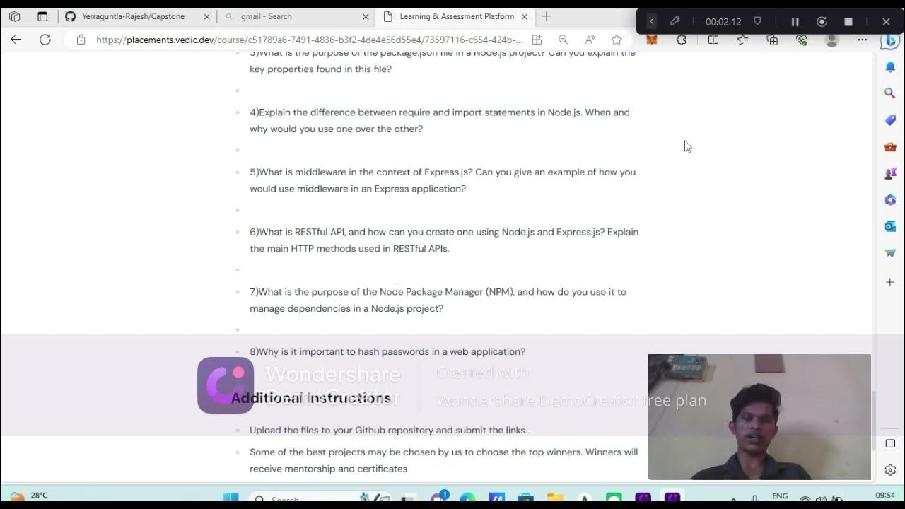 Interview Question About Nodejs Youtube