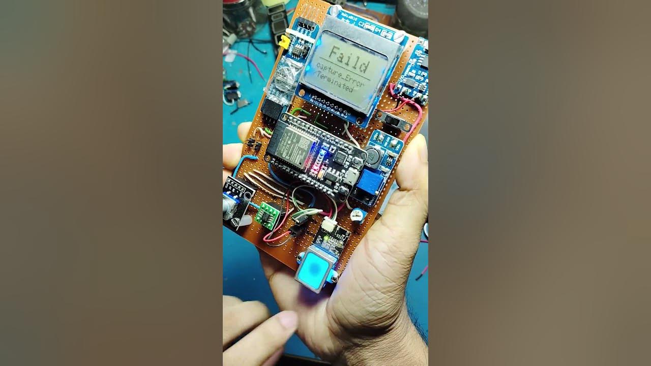 Biometric Attendance System By Using ESP32 || R307 & ST7789 LCD ...