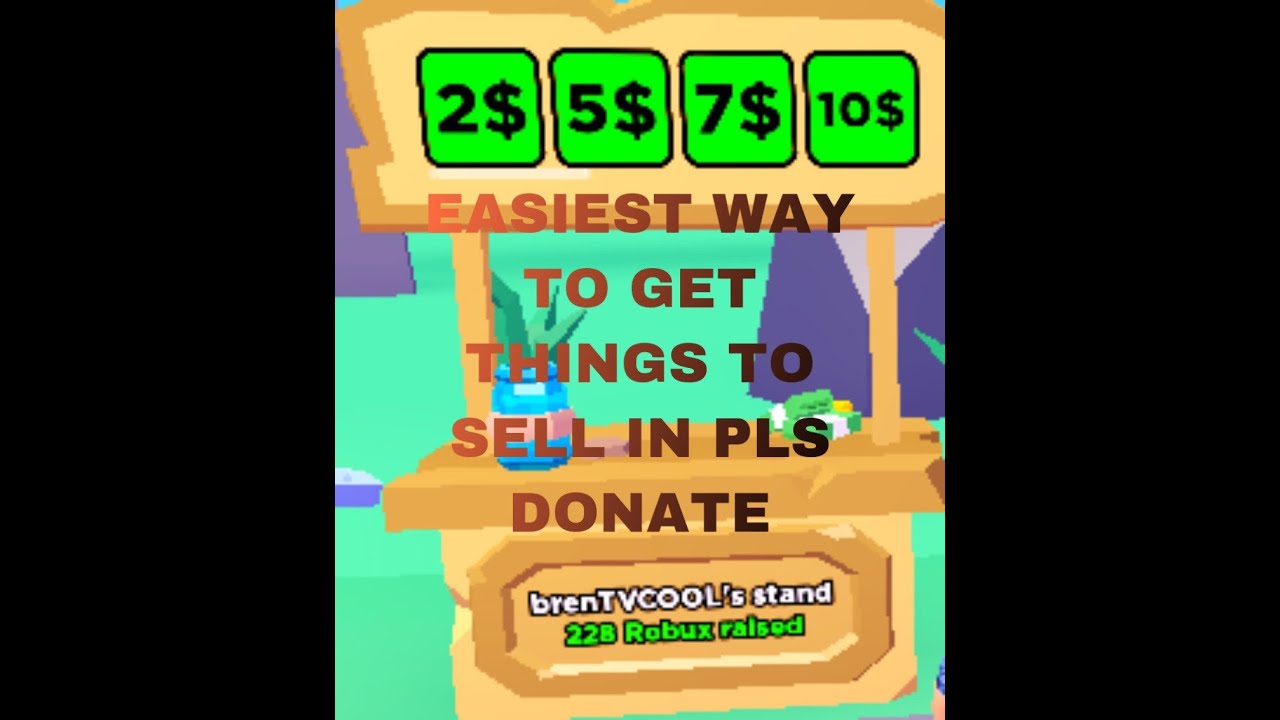 Best way to make things to sell in pls dono - YouTube