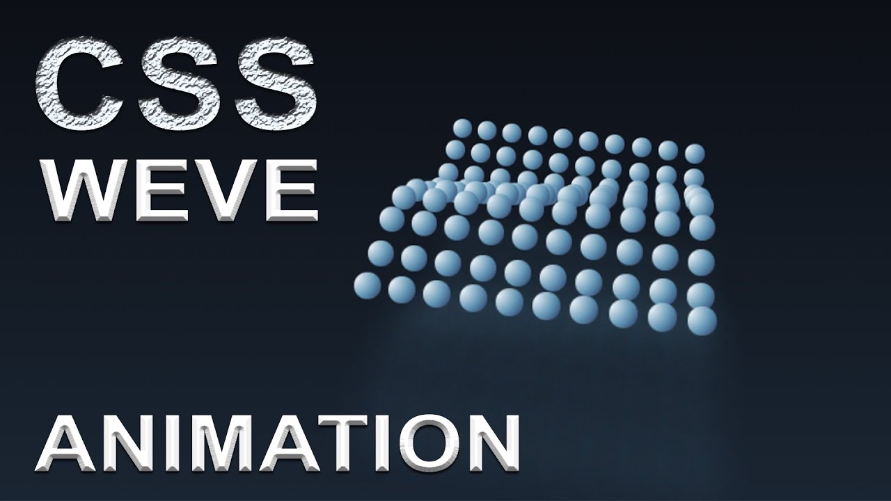 Build CSS Bubble Wave Animation Effect ll Coding Script - YouTube