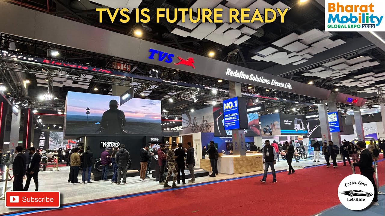 TVS is future ready - TVS Pavilion | Bharat Mobility Expo - Complete ...