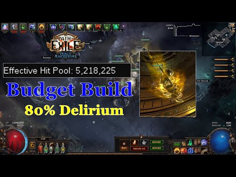 [POE 3.22] ' Budget Build ' Sentinel of Radiance ' RF ' Life Stacking ...