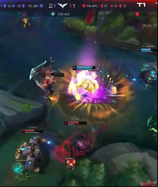 2023 LCK 서머 플레이오프 2R KT vs T1 3세트 - YouTube