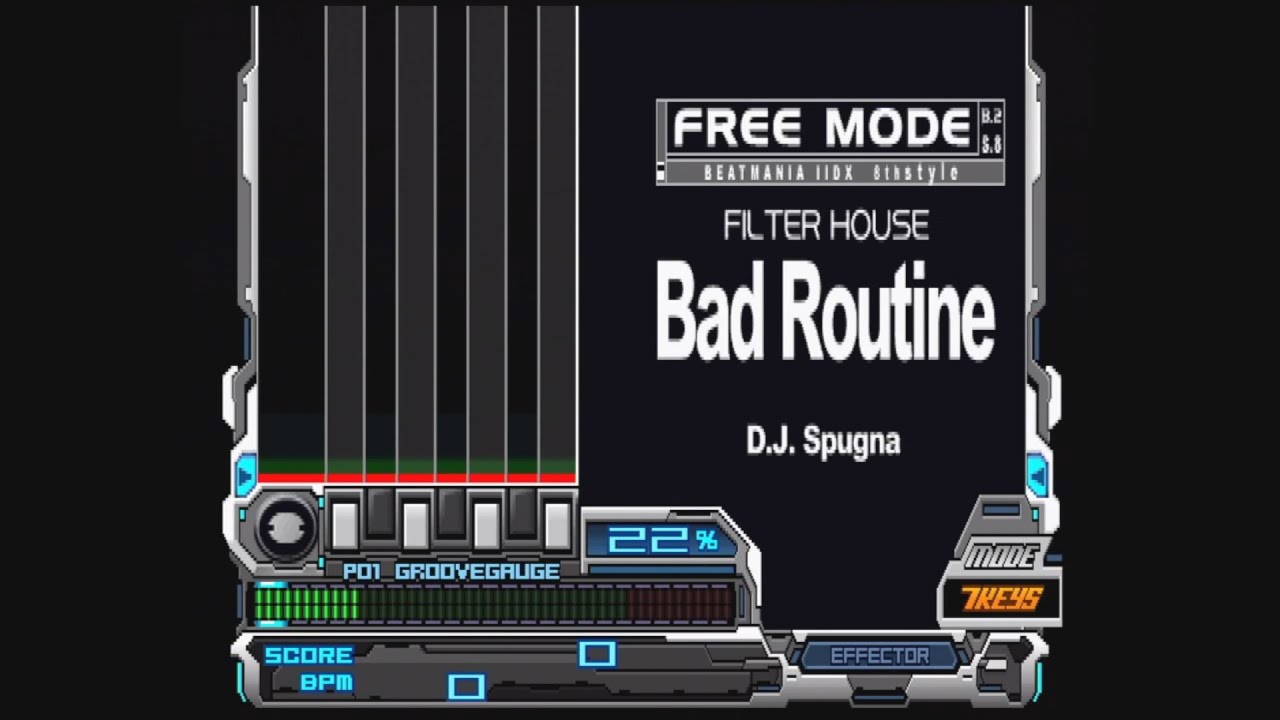 [60fps] Bad Routine (SP 7KEYS) / AutoPlay / D.J. Spugna / CS beatmania ...