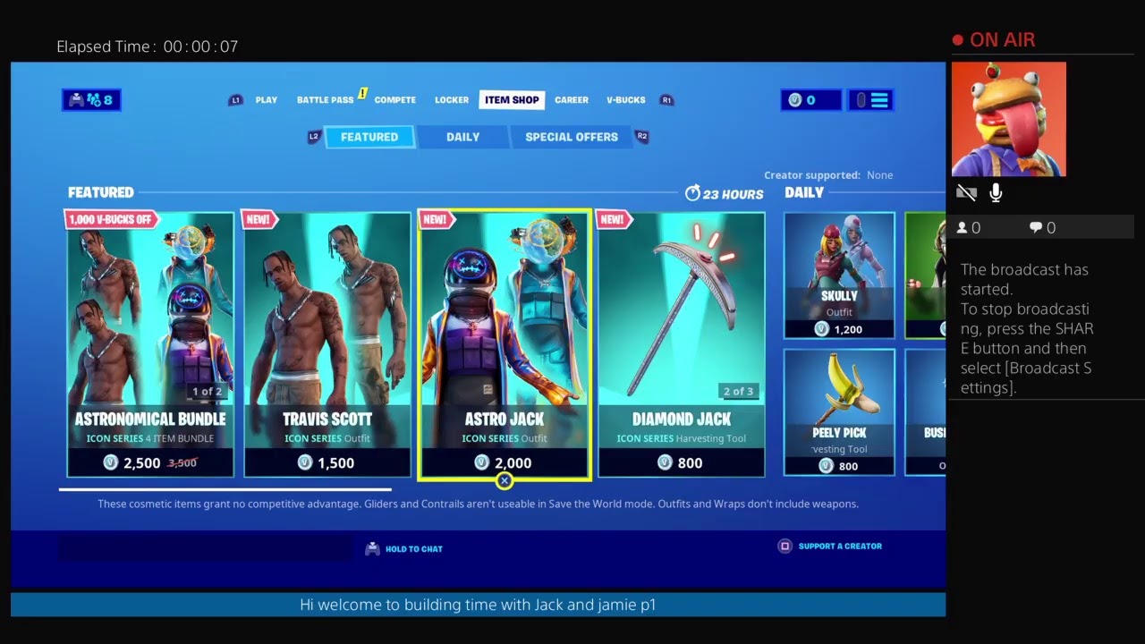 Item shop refresh April 22 - YouTube