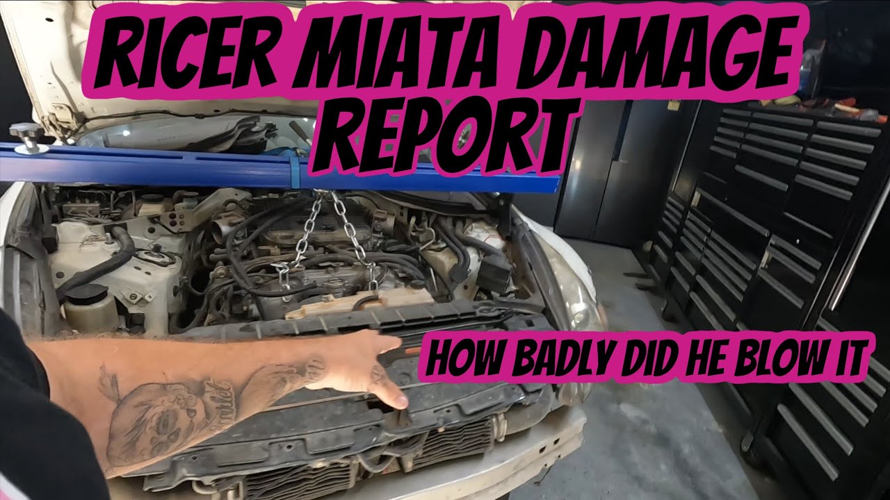 Ricer miata killed the 370Z! how badly did he blow it up? - YouTube