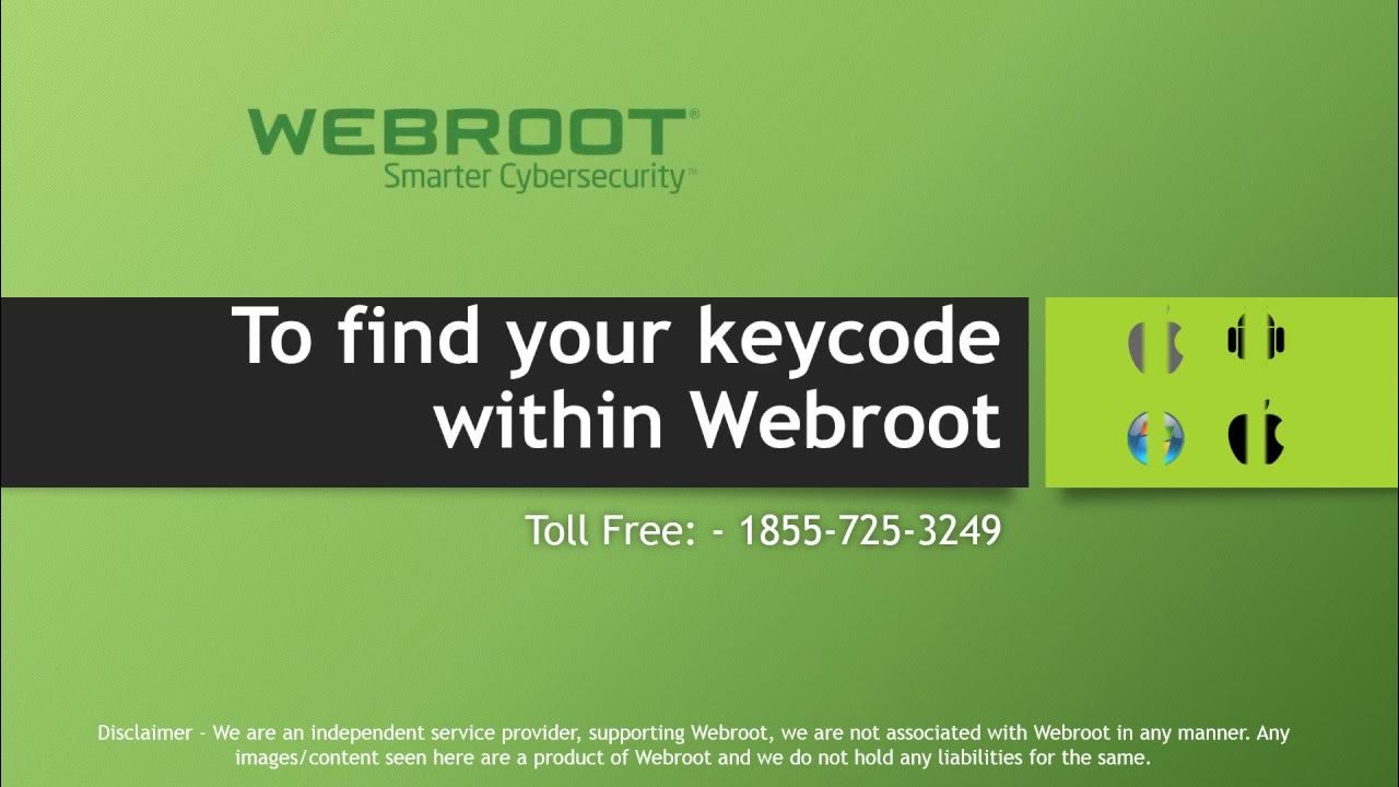 Webroot Keycode Activation - YouTube