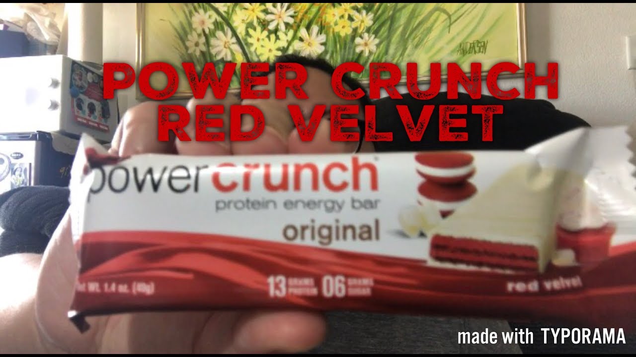Power Crunch Red Velvet Review - YouTube