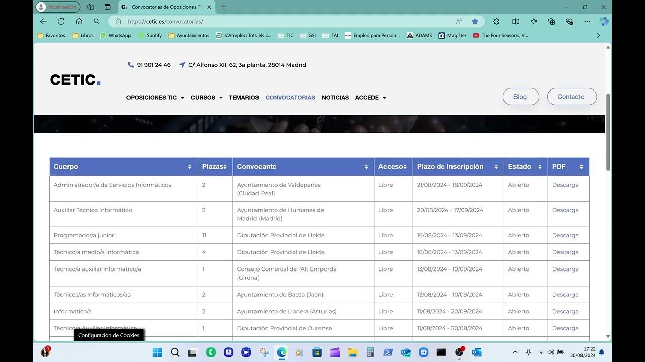Oposiciones Informática. Prof. Ingeniero Informático Eduardo Rojo Sánchez - YouTube