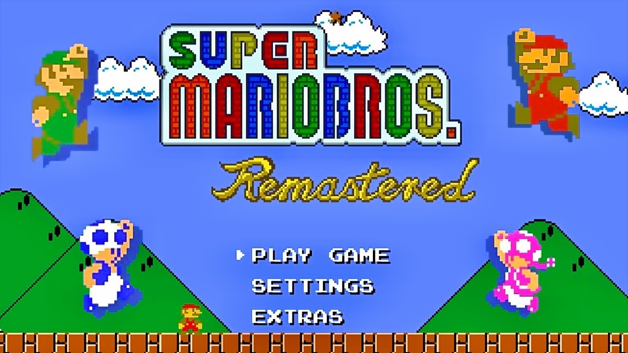 Super Mario Bros. Remastered - Super Mario Bros. Deluxified - YouTube