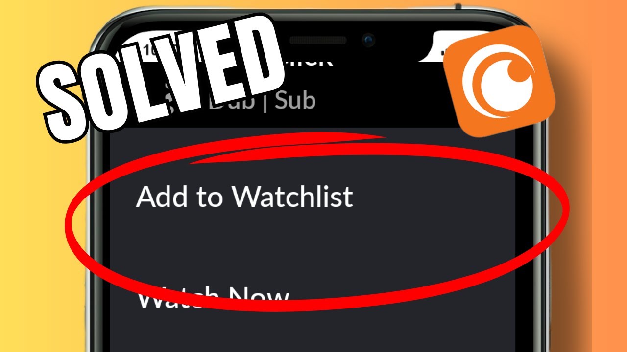 How to add a video to your watchlist on Crunchyroll - YouTube