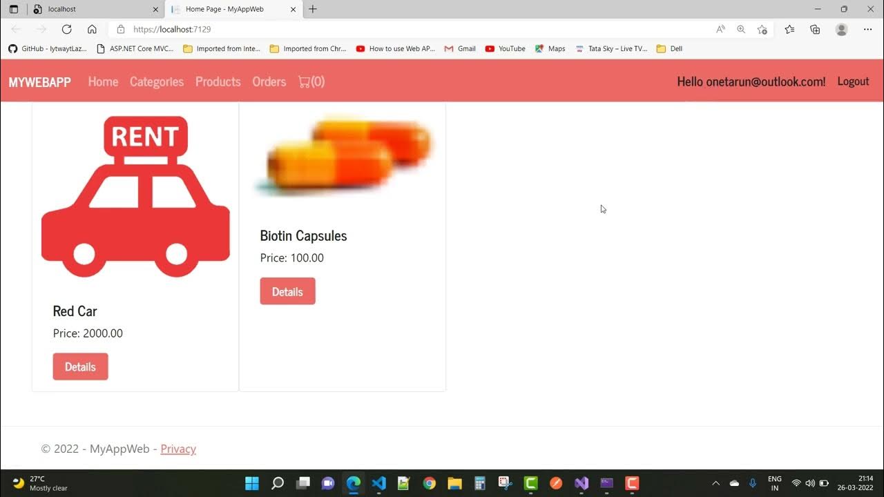 How to get Current LoggedIn UserId in ASP.NET CORE - YouTube