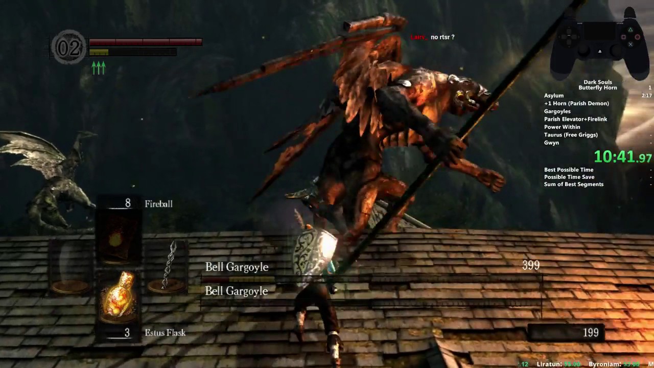 DS1 All Bosses Butterfly Horn Speedrun/Race - YouTube