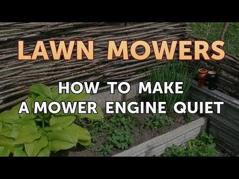 How to Make a Mower Engine Quiet - YouTube