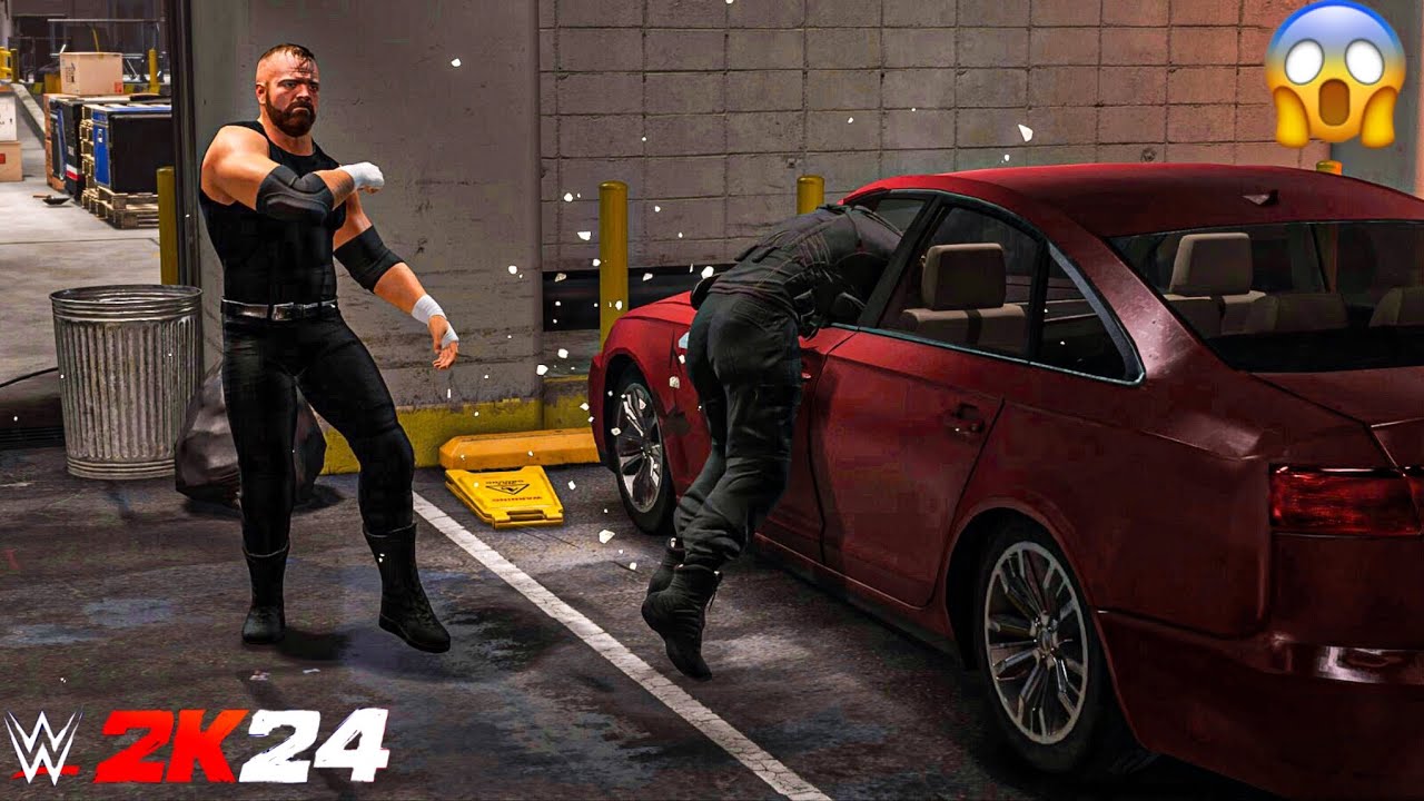 Dean Ambrose Smashes Seth Rollins Through Car Windows! - YouTube