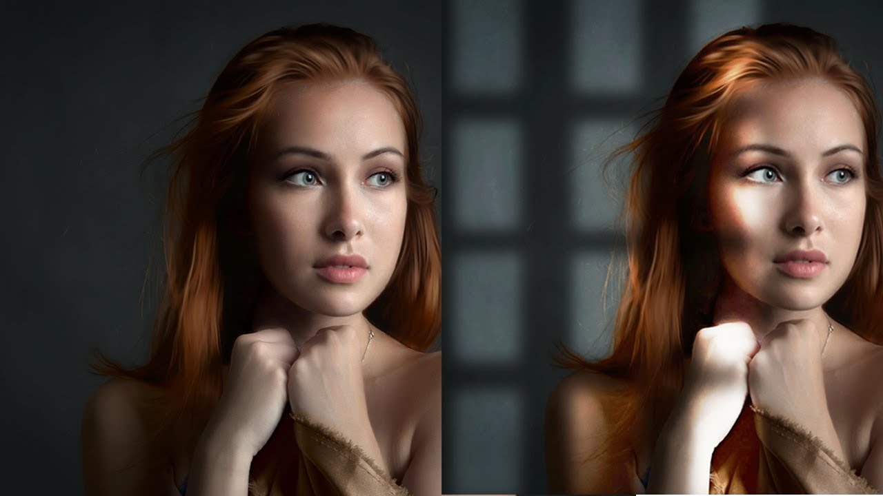 Photoshop Window Light Ray Effect! - Photoshop Tutorial - YouTube