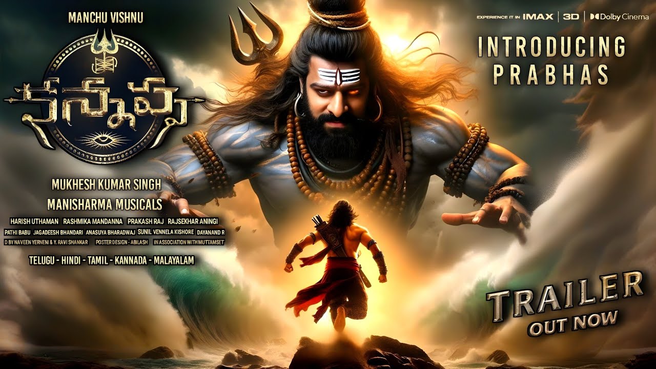 KANNAPPA - Prabhas Intro First Look Teaser|Kannappa Official Teaser ...
