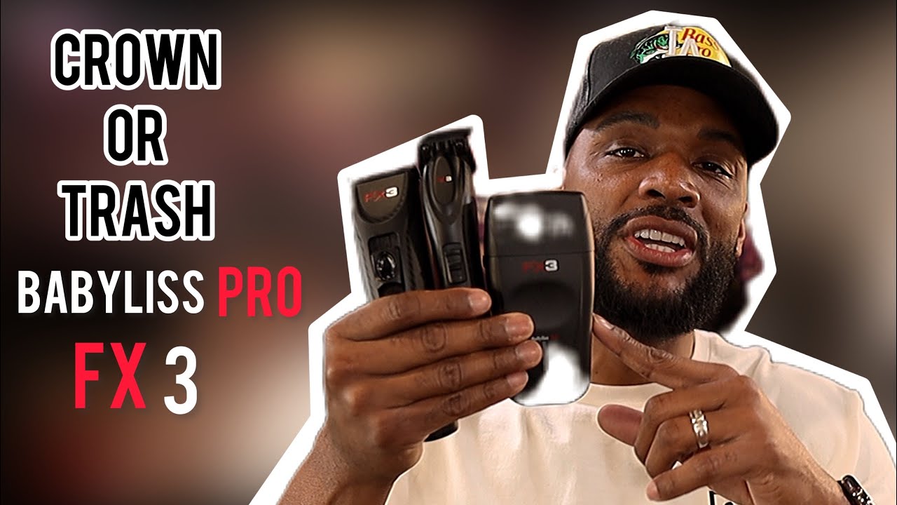 CROWN OR TRASH BABYLISS PRO MATTE BLACK FX3 CLIPPER TRIMMER AND SHAVER ...