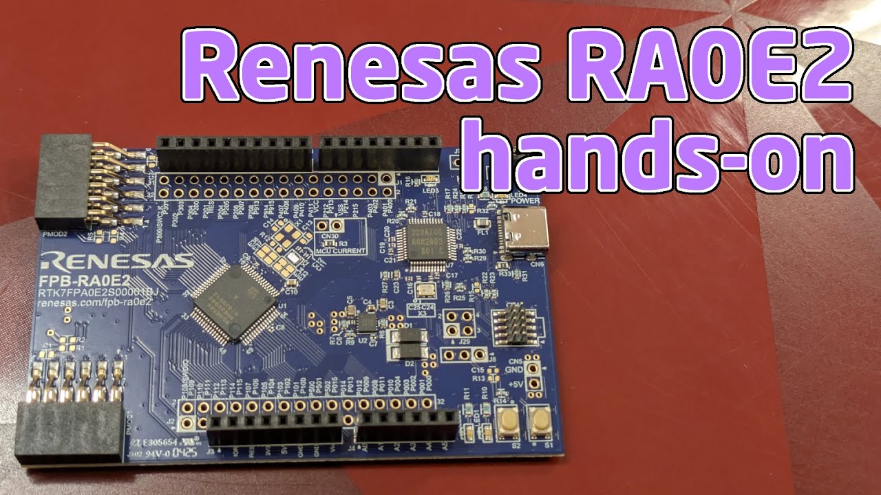 Renesas RA0E2 - a hands-on introduction - YouTube