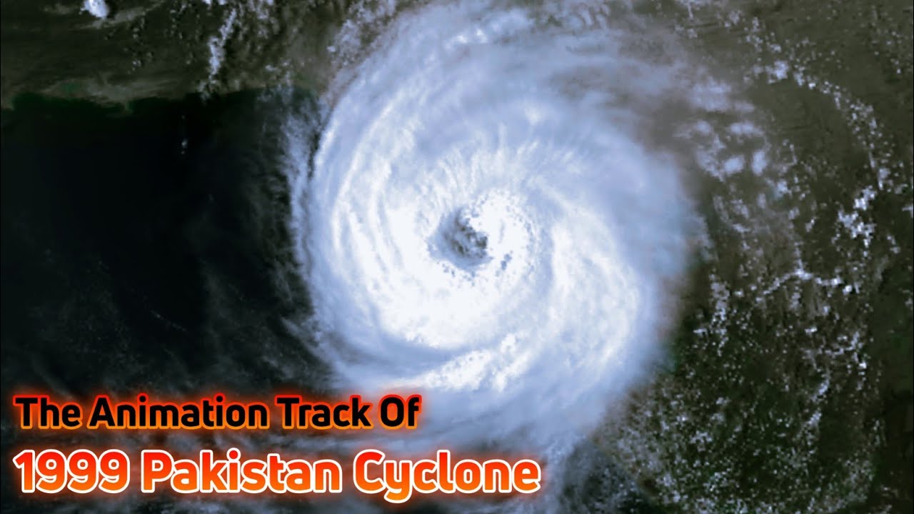 The Track Of 1999 Pakistan Cyclone (V2) - YouTube