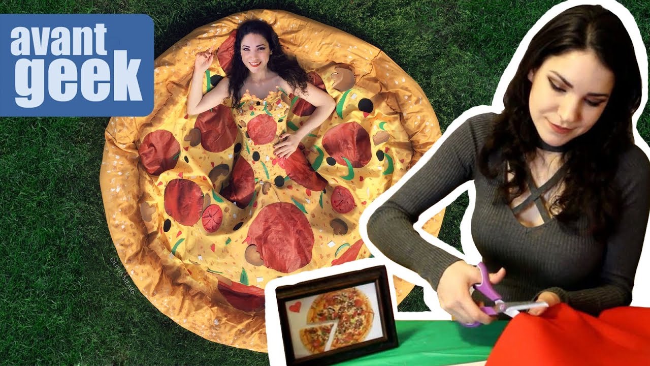 Making a Pizza... Prom Dress! (Part 1) - YouTube