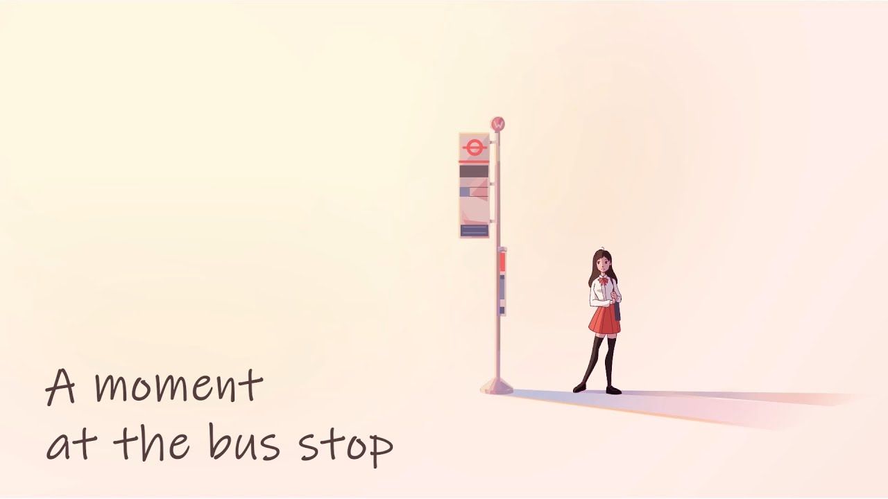 A moment at the bus stop - Personal animation project - YouTube