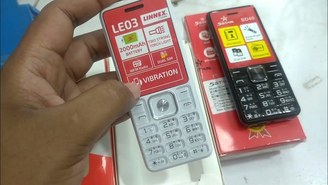 ১০০০ টাকার নিচে দুটি সেরা মোবাইল / Linnex Le03 & 5star BD 40 / long lasting charging / Fast vlog ...