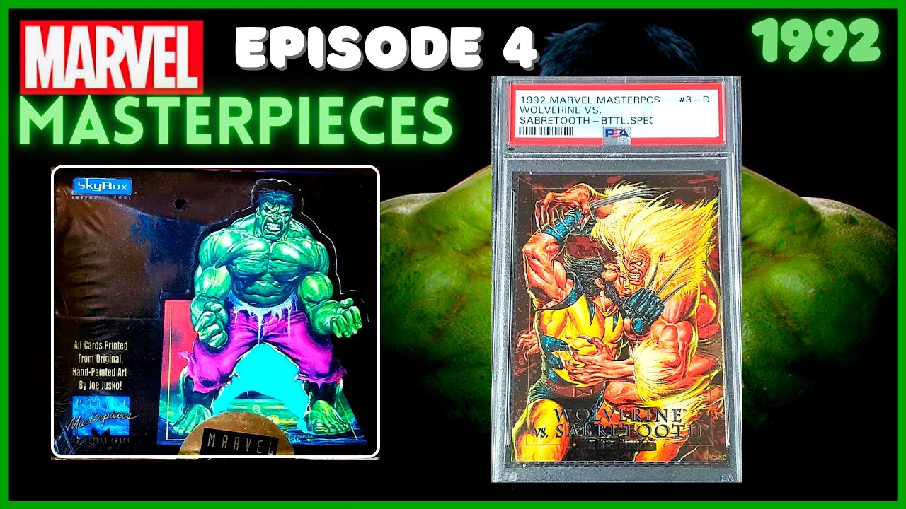 1992 Marvel Masterpieces Unboxing! Skybox - Episode 4. - YouTube