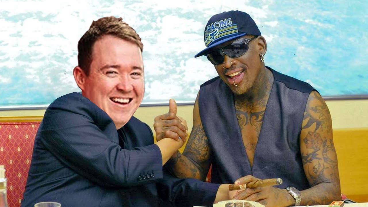 Dennis Rodman is a true dawg in Pyongyang - YouTube